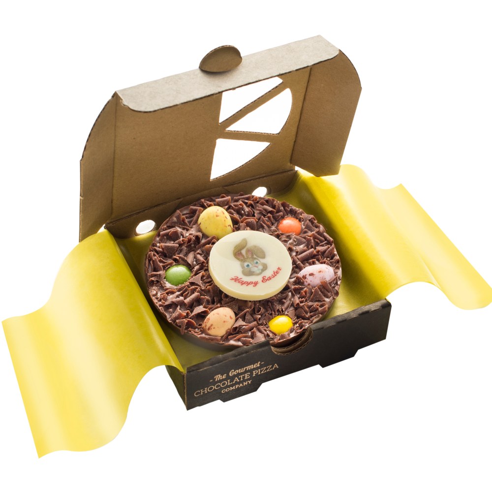 Easter Mini Chocolate Pizza with Bunny — Maple Gifts