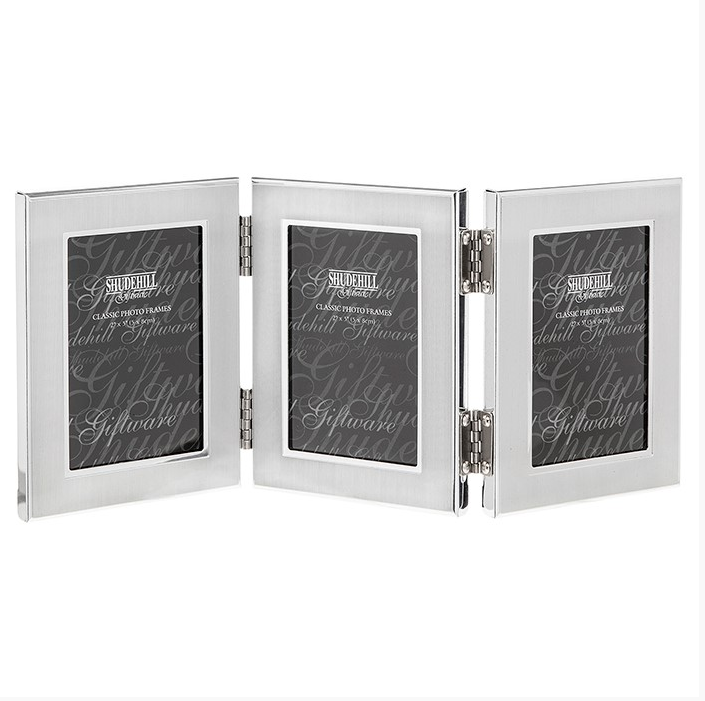 Silver 3 Way Travel Photo Frame — Maple Gifts