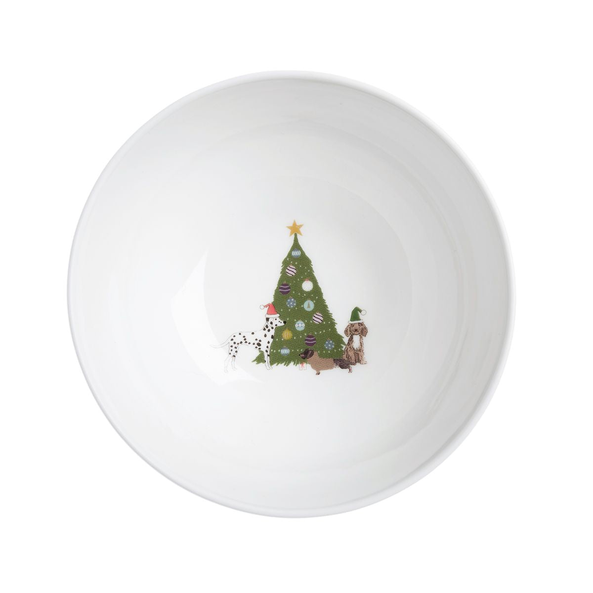 Sophie Allport Christmas Dogs Nibbles Bowl — Maple Gifts