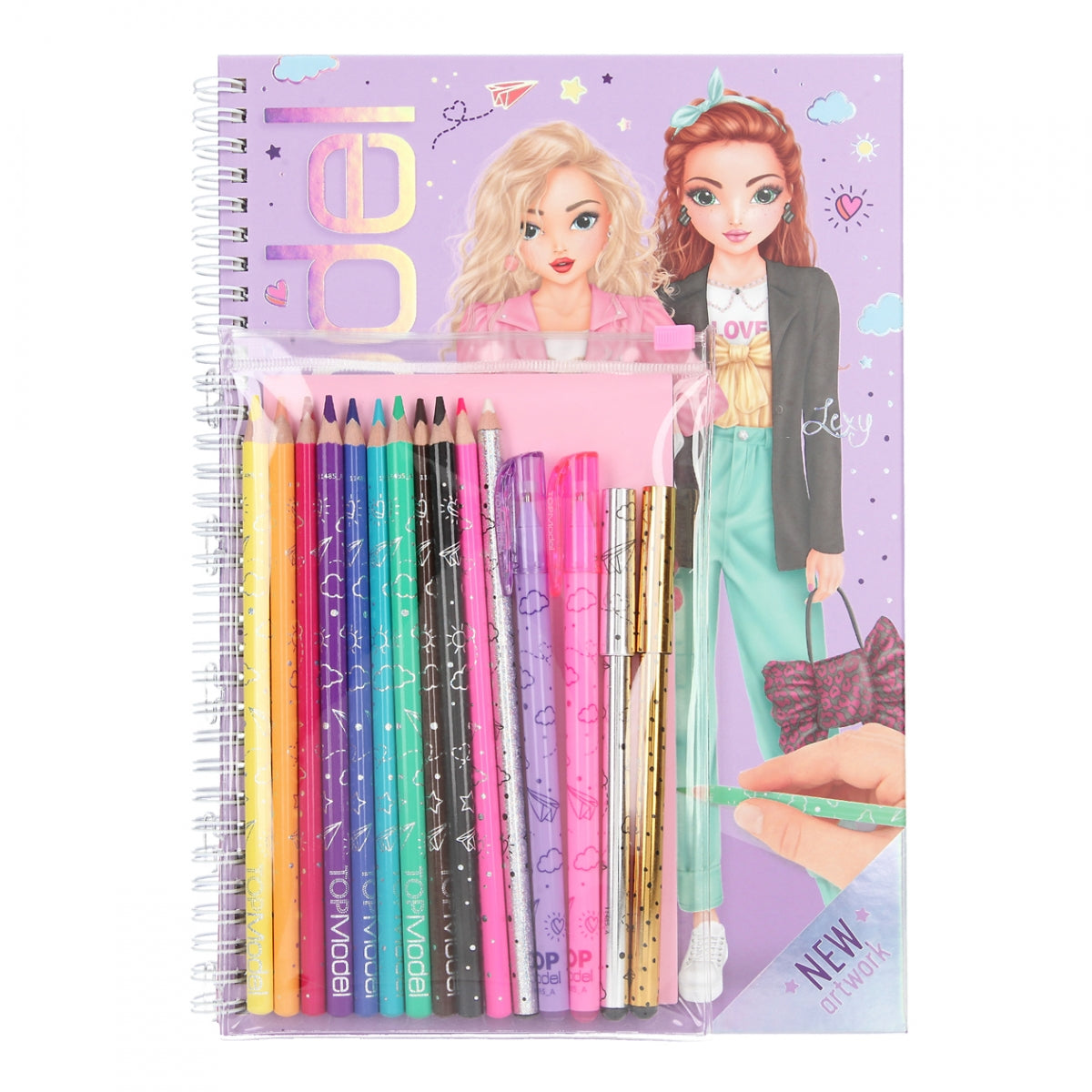 Top Model Colouring Book With Pen Set — Maple Gifts