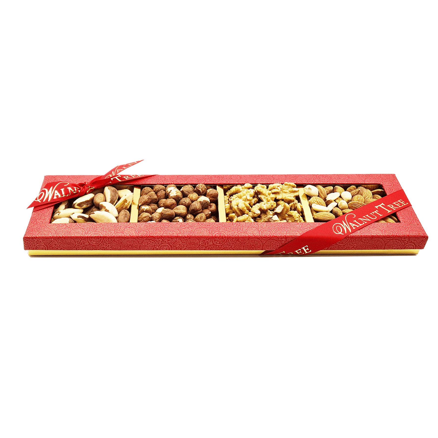 Walnut Tree Four Long Assorted Nut Box — Maple Gifts