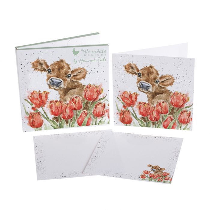 Wrendale Bessie Cow Notecard Pack — Maple Gifts
