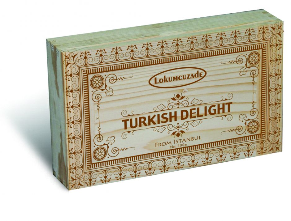 Lokumcuzade Assorted Turkish Delight in Rectangular Wooden Box — Maple ...
