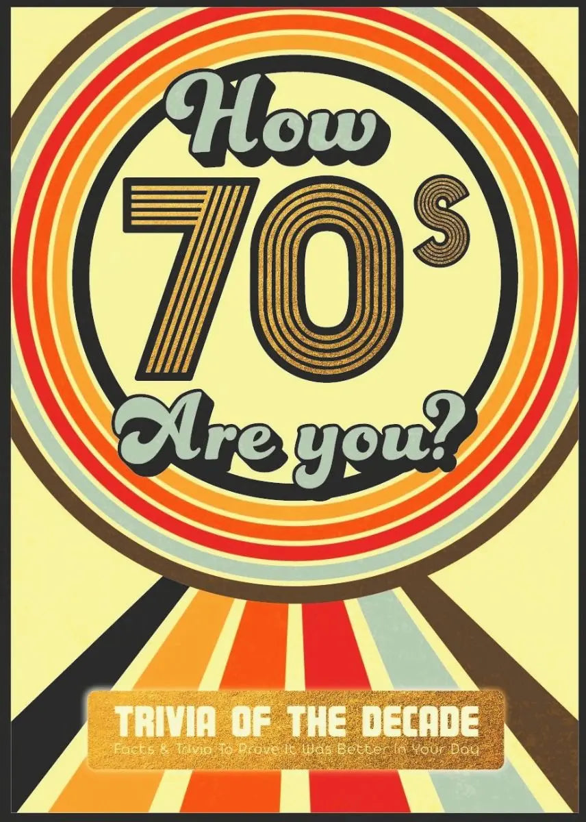 How 70s Are You? Trivia Book — Maple Gifts