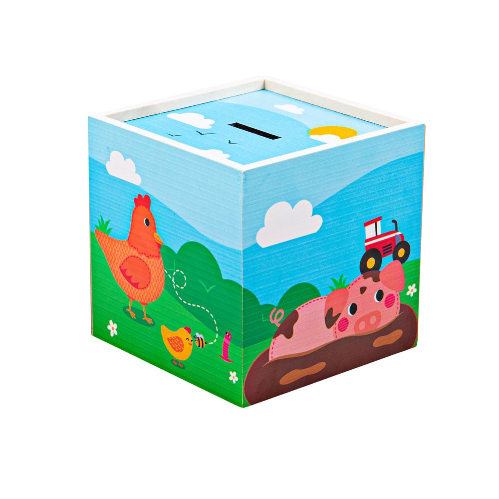 Bigjigs Farm Money Box — Maple Gifts