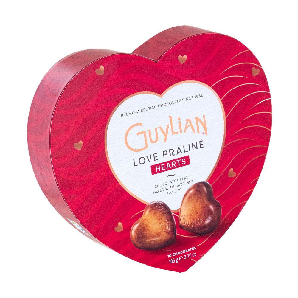 Guylian Marbled Chocolate Praline Hearts in Gift Box — Maple Gifts