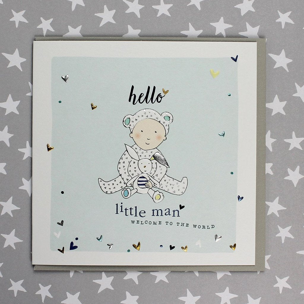 Molly Mae - Hello Little Man Card — Maple Gifts