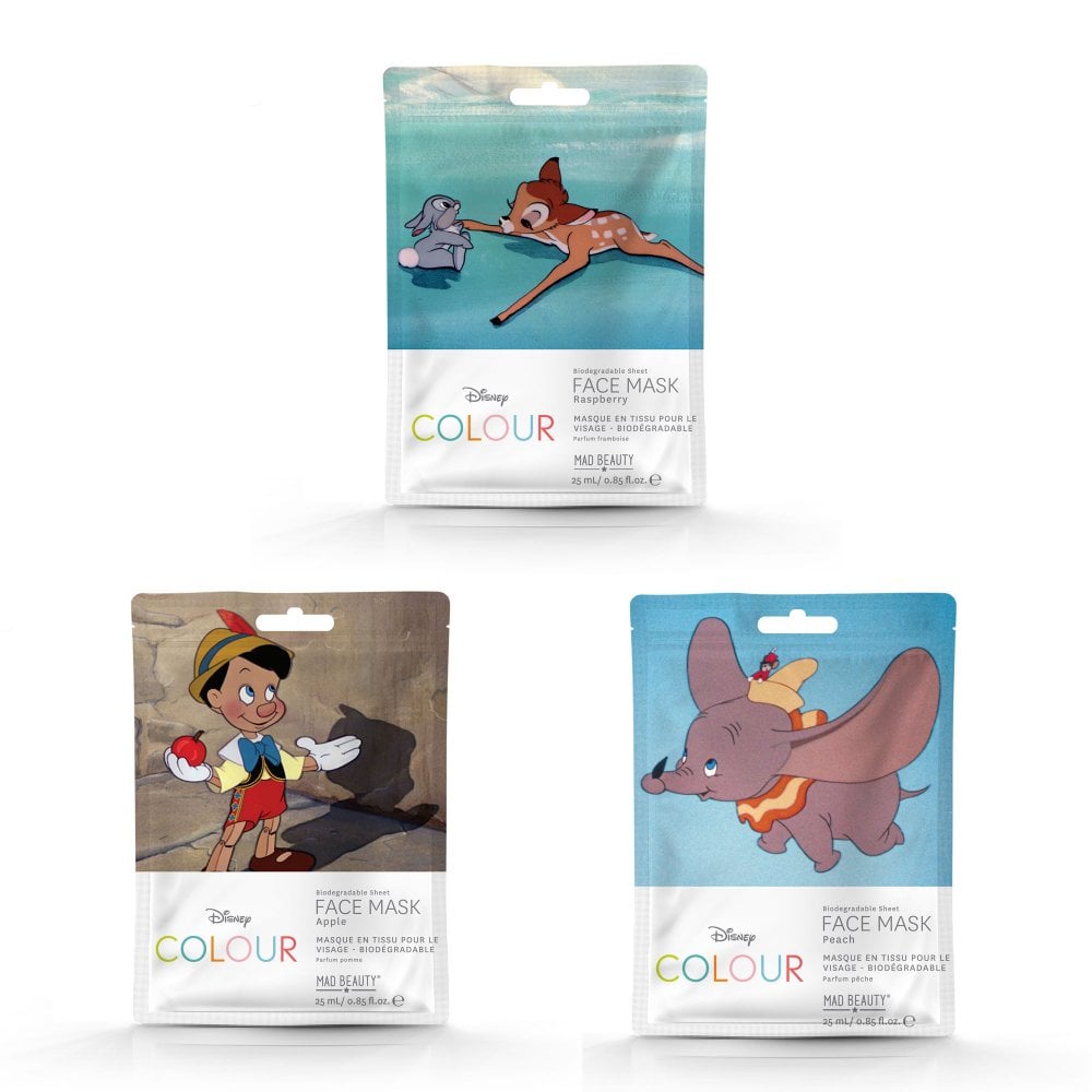 Disney Colour Face Masks - Dumbo, Bambi & Pinocchio — Maple Gifts